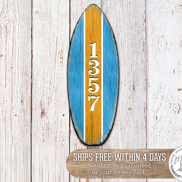 Surfboard Numbers for Mailbox - Etsy