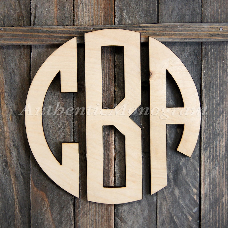 Wood Monogram - Etsy