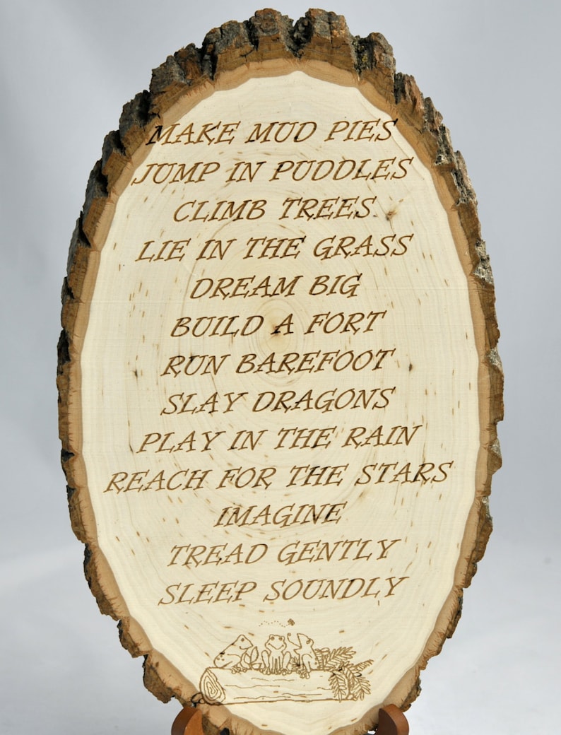 SAY ANYTHING! Personalized Wall or Room Sign Rustic Decor - Pine Tree ...