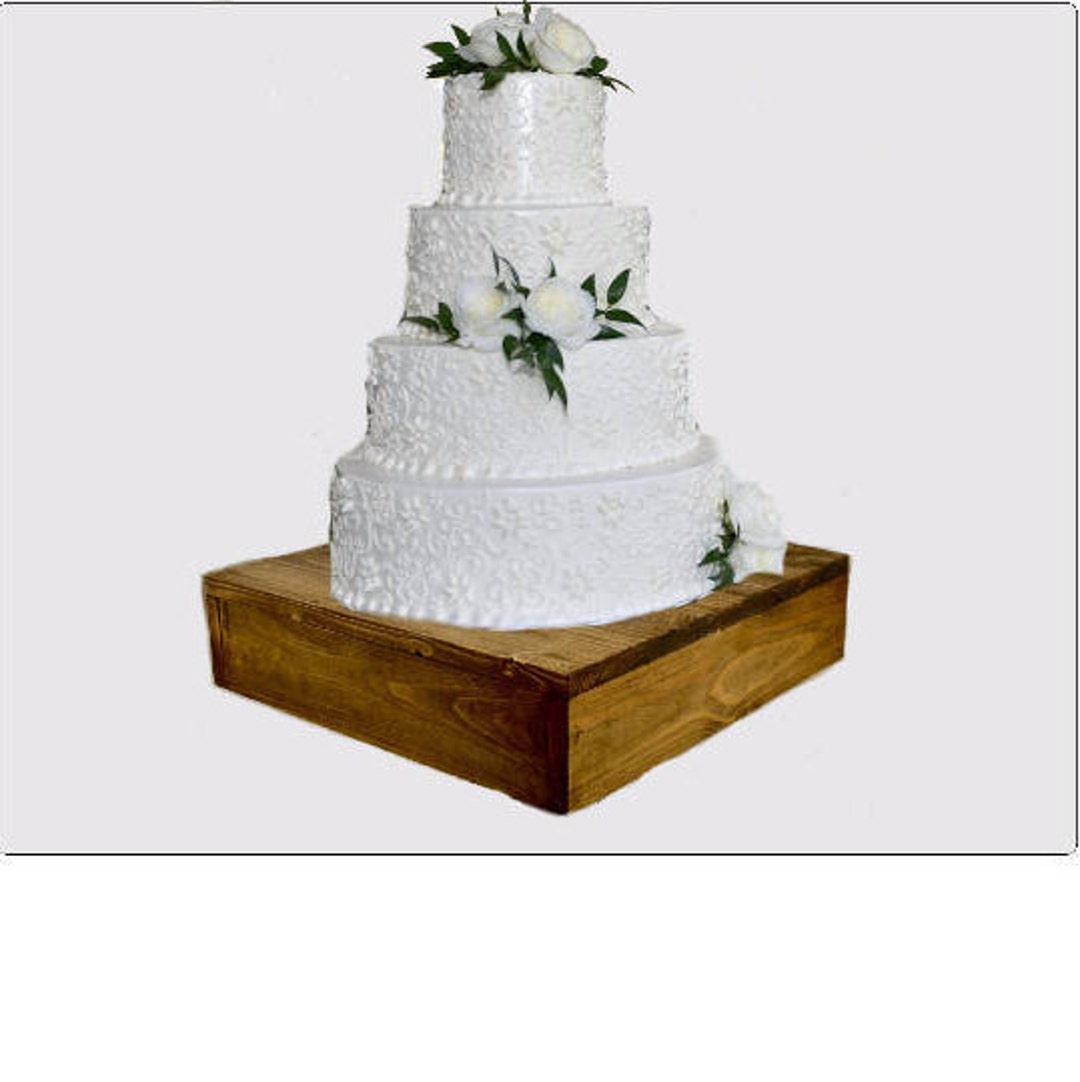 16, 18, or 20 Inch Square Cake Stand Cupcake Stand display Platform ...