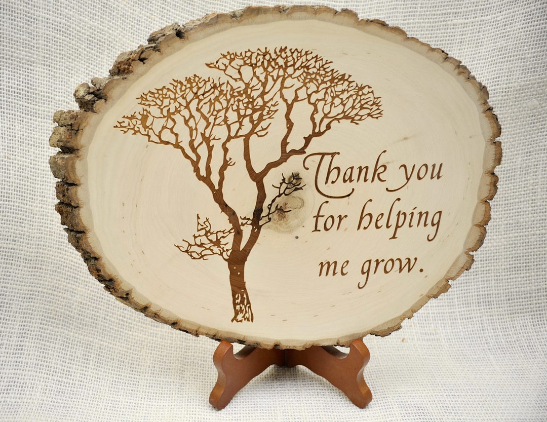 Large Custom Display Signs - Custom Made Rustic Decoration - Tree Slice ...