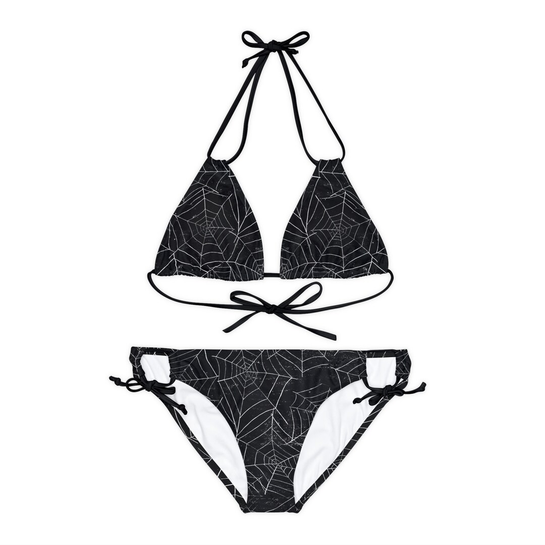 Spider Web Bikini Set - Etsy