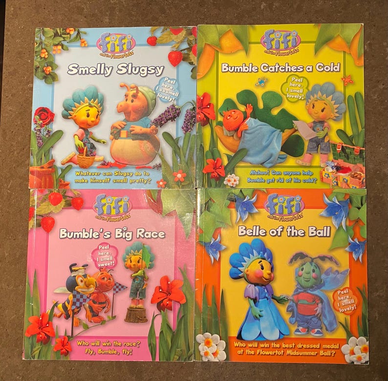 X4 Fifi and the Flowertots Books - Etsy