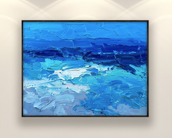 Abstrakte Kussmalerei