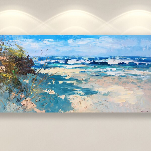 Seascape on Canvas - Etsy