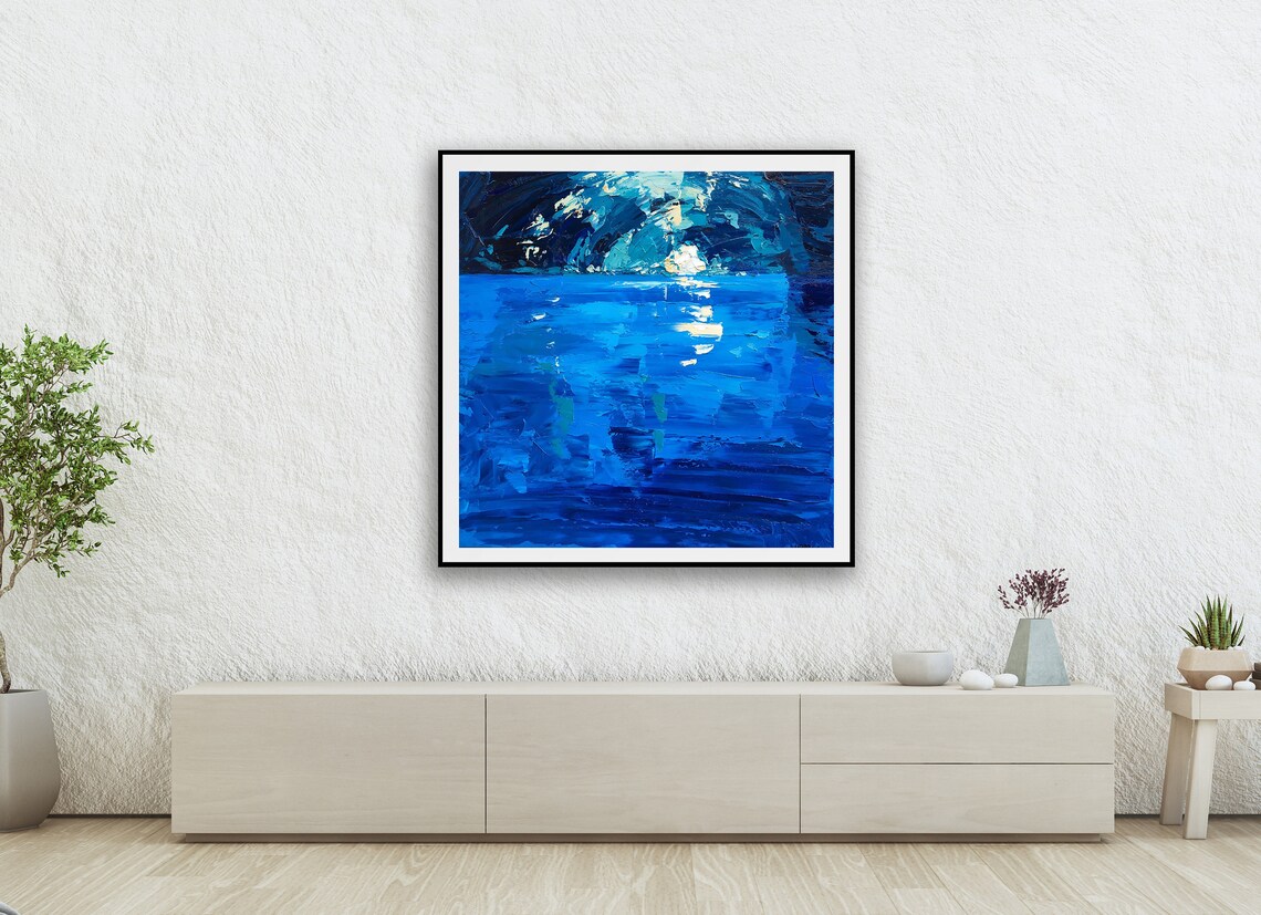 Blue Grotto Wall Art Capri Art Print Wall Art Prints | Etsy