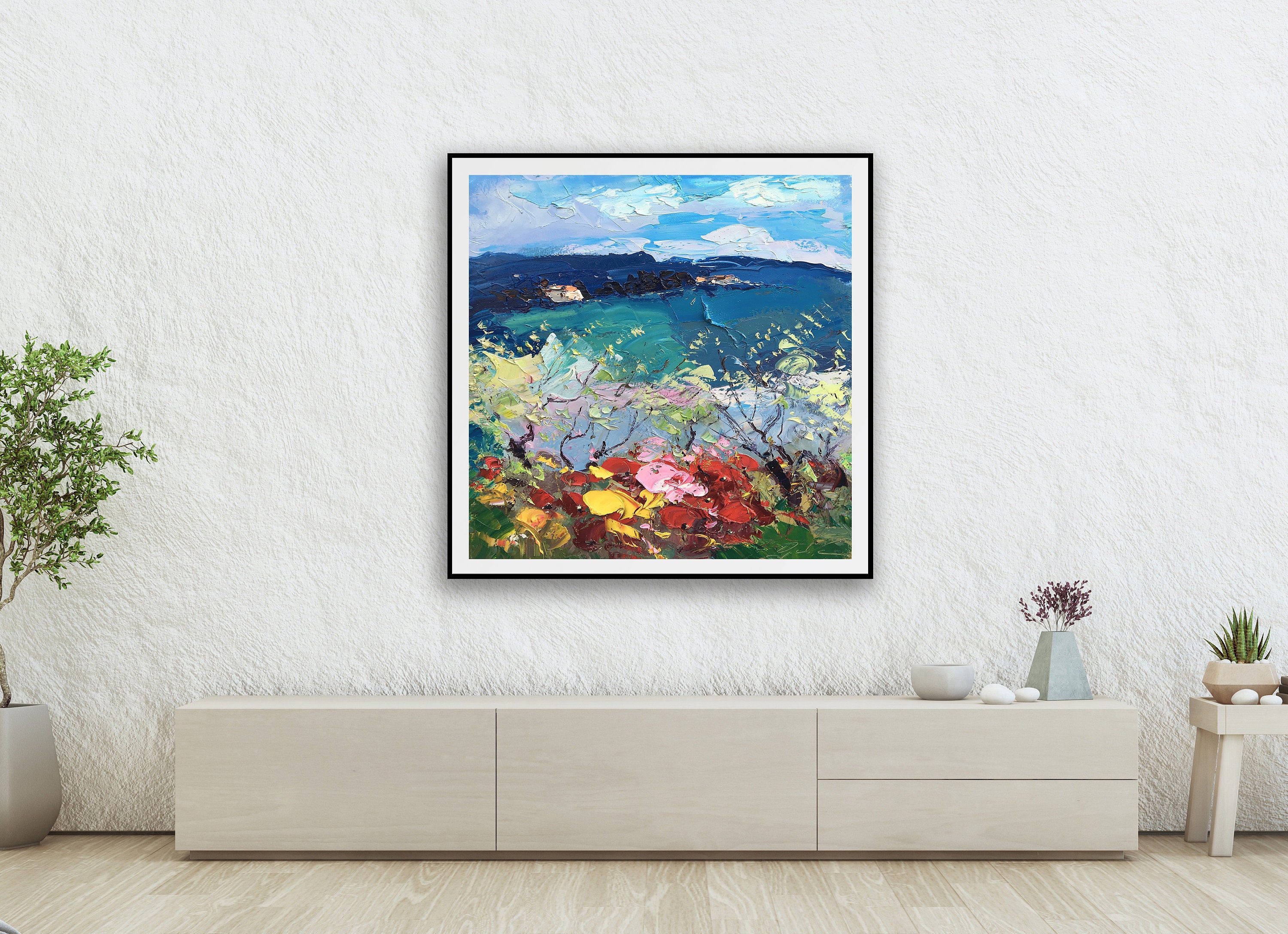 Landscape Art Print Art Print Italian Wall Art Tree Art - Etsy