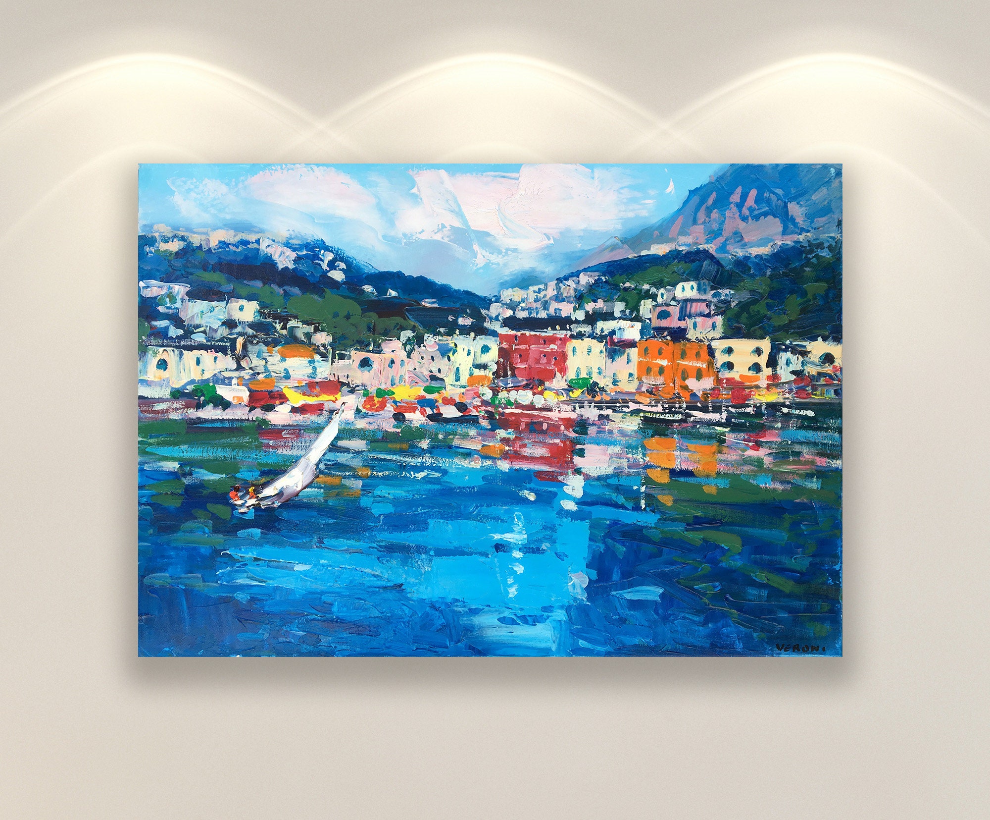 Capri Prints Italy Prints Sea Prints Beach Wall Art Beach | Etsy