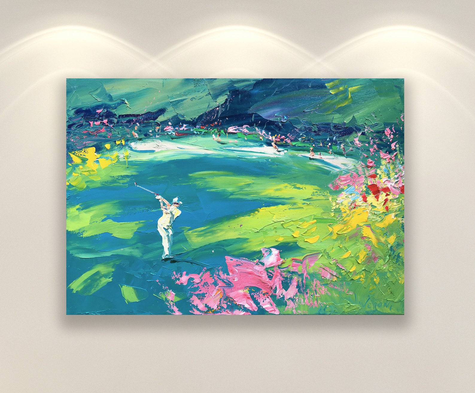 Golf Art Wall Art Prints Sport Art Seascape Wall Art Art - Etsy