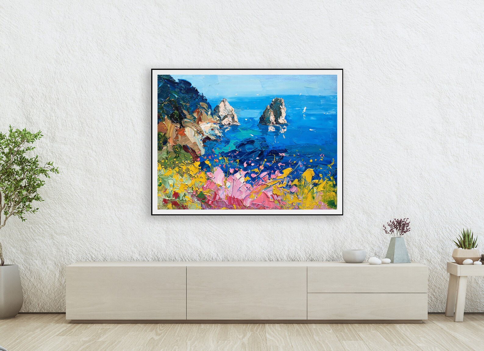 Capri Wall Art Prints Amalfi Coast Canvas Art Italy Wall - Etsy