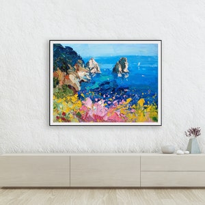 Capri, Wall Art Prints, Amalfi Coast, Canvas Art, Italy Wall Print ...