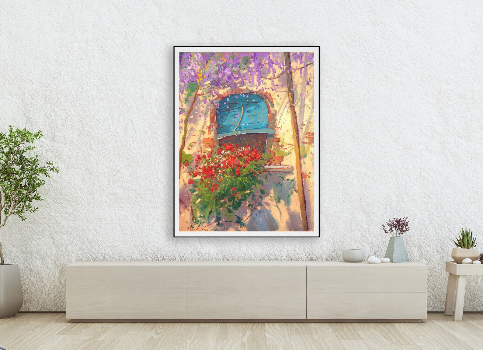 Window Art Canvas Art Floral Wall Art Wall Art Print - Etsy