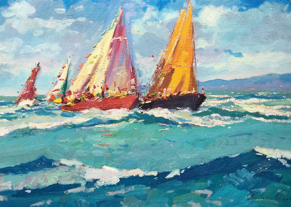 Sailboat Print Art Prints Nautical Print Sailboat Art - Etsy