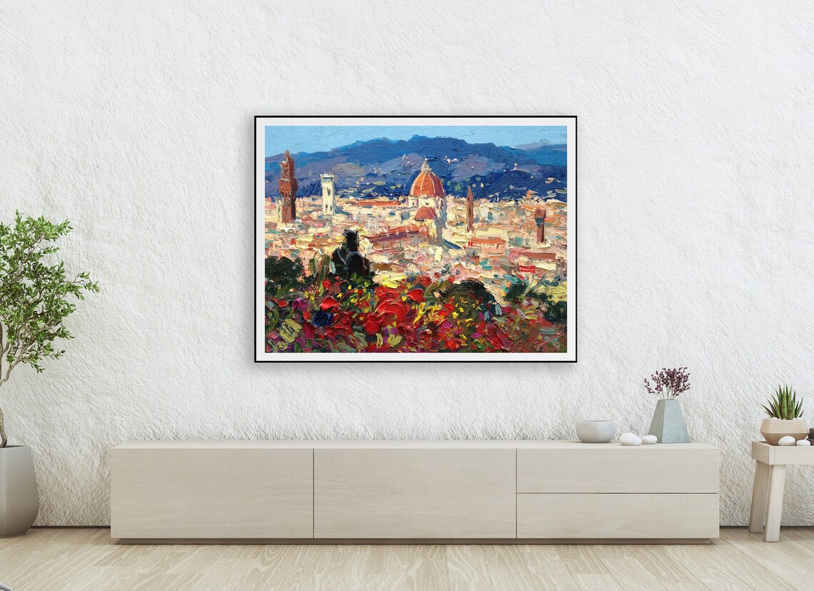 Florence Art Prints Canvas Wall Art Italy Print City Art | Etsy