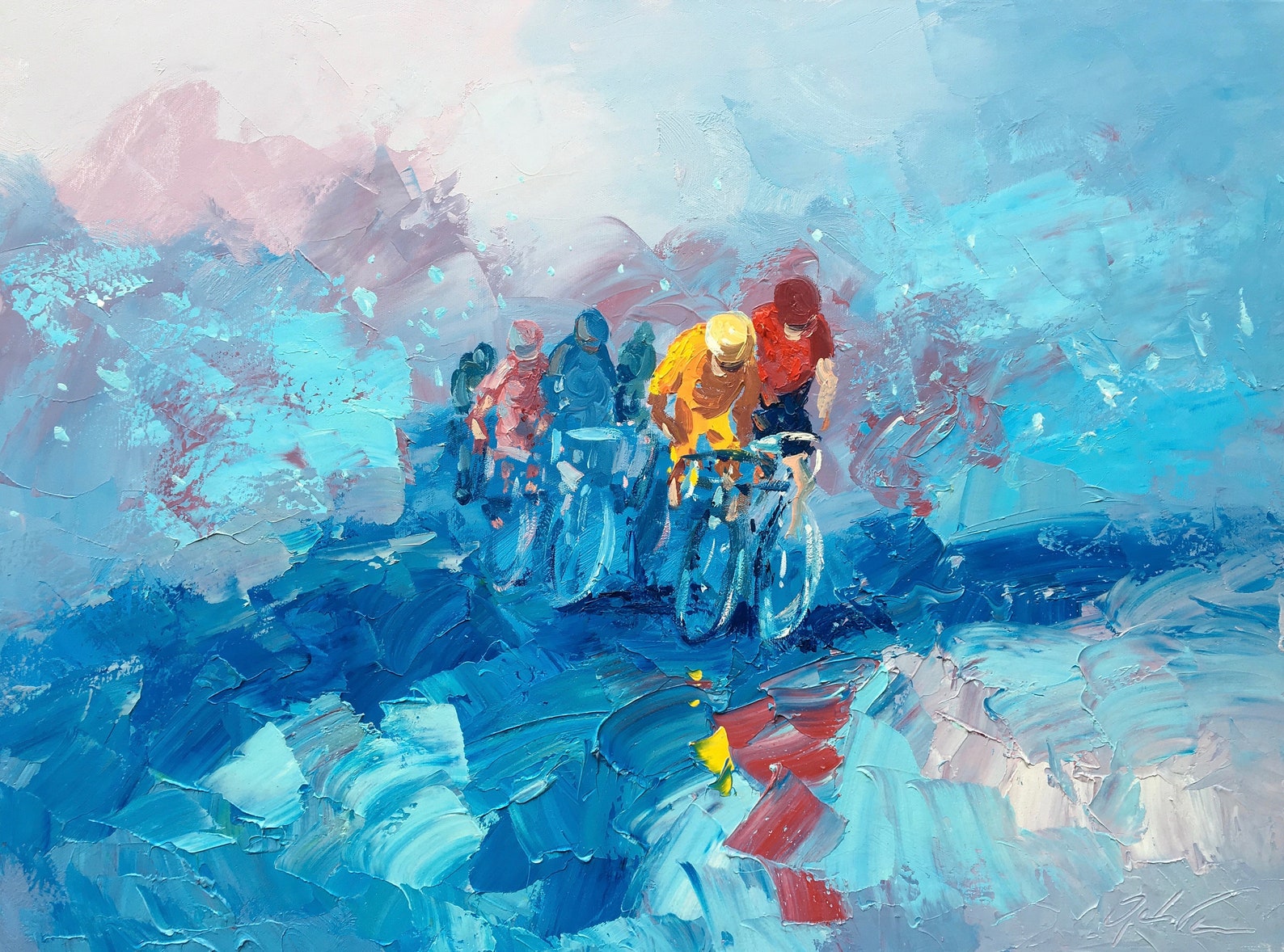 Cycling Art Prints Cycling Art Poster Cycling Race Print - Etsy