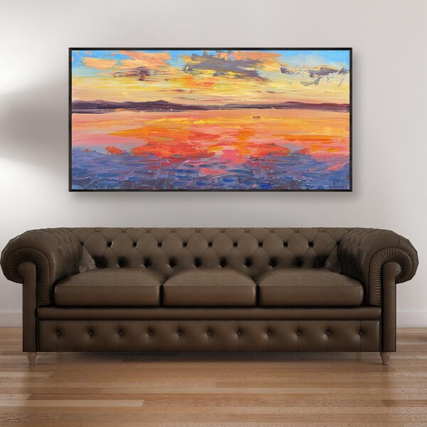 Sunset Painting - Etsy