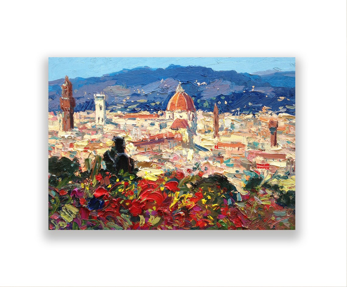 Florence Art Prints Canvas Wall Art Italy Print City Art | Etsy