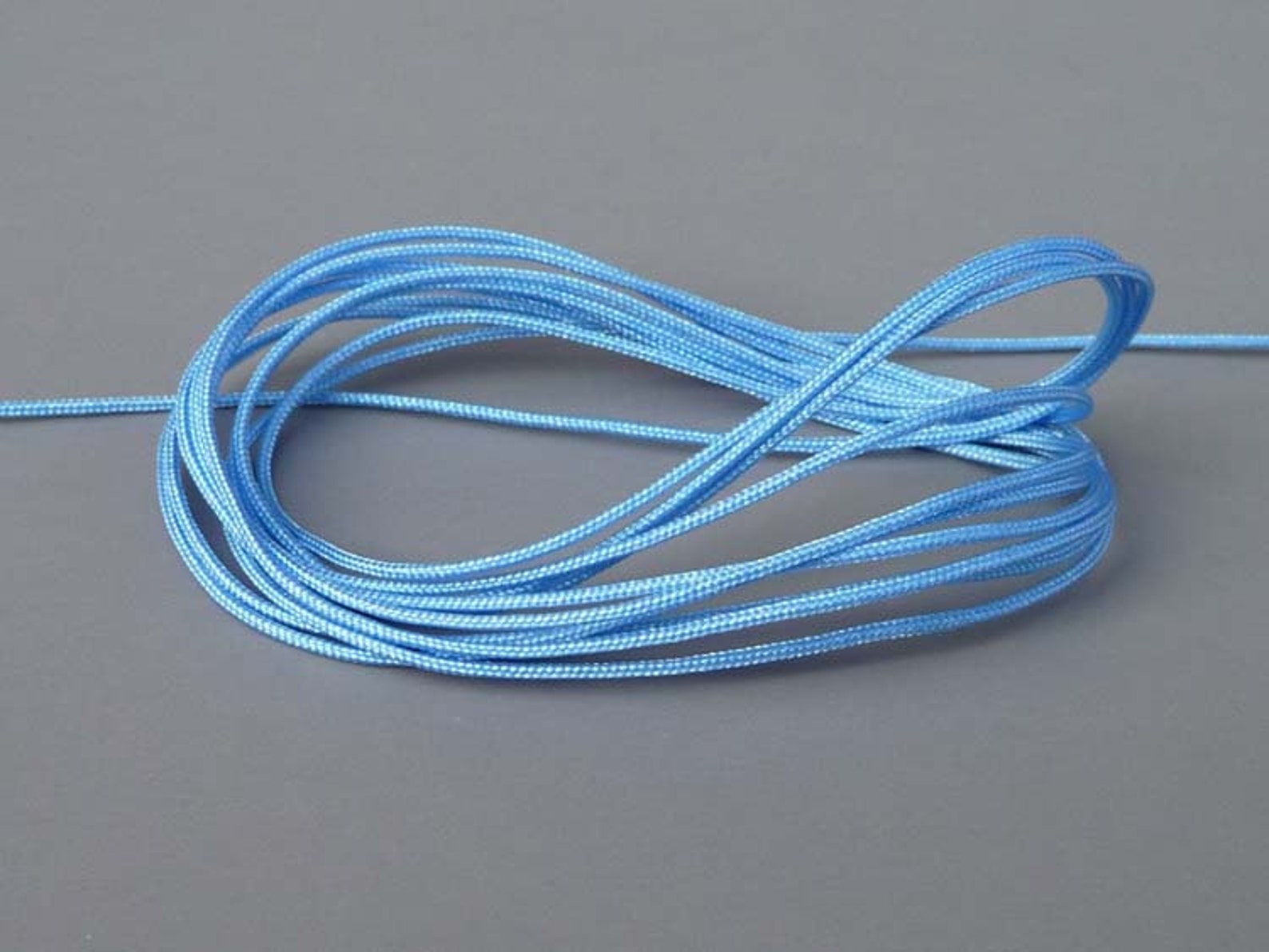 CORDÓN DE NYLON DE 1MM, 10 metros, hilo exclusivo, 1mm, gris, azul ...