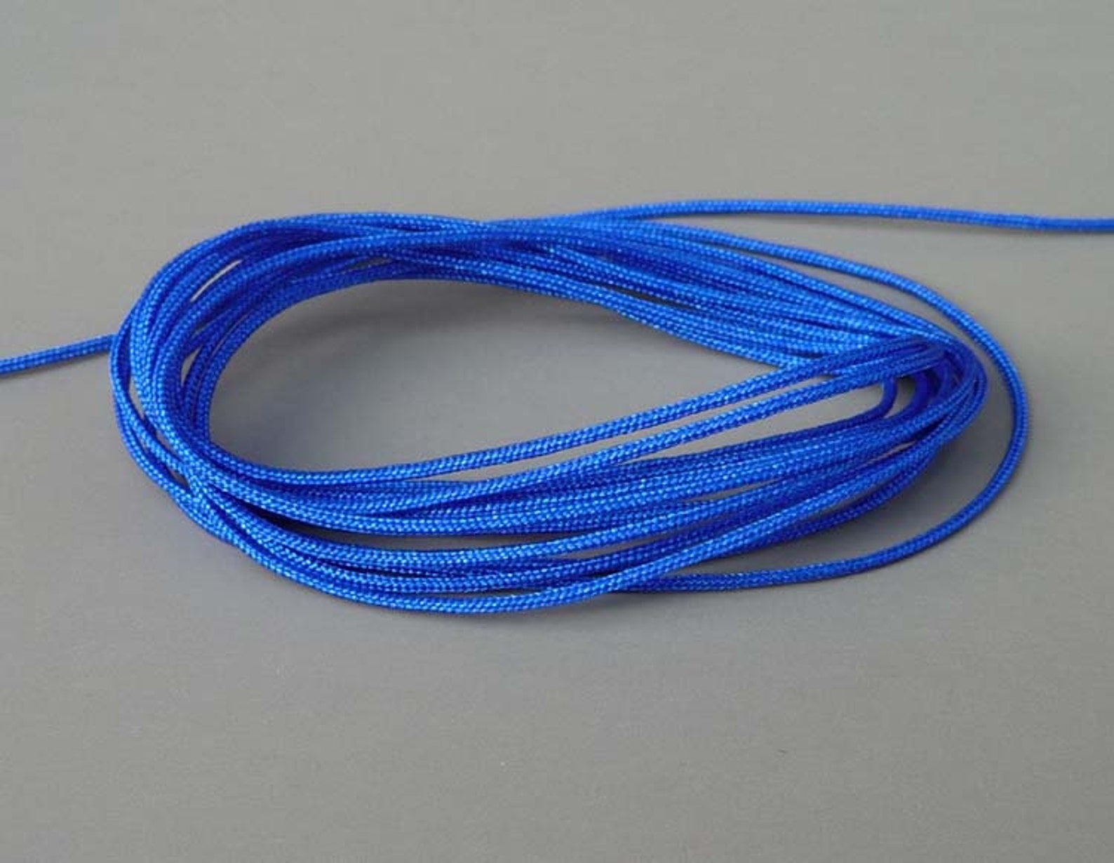 CORDÓN DE NYLON DE 1MM, 10 metros, hilo exclusivo, 1mm, gris, azul ...