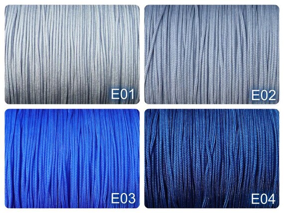 1mm Nylon CORD 10meters Exclusive Thread 1mm Gray Blue | Etsy