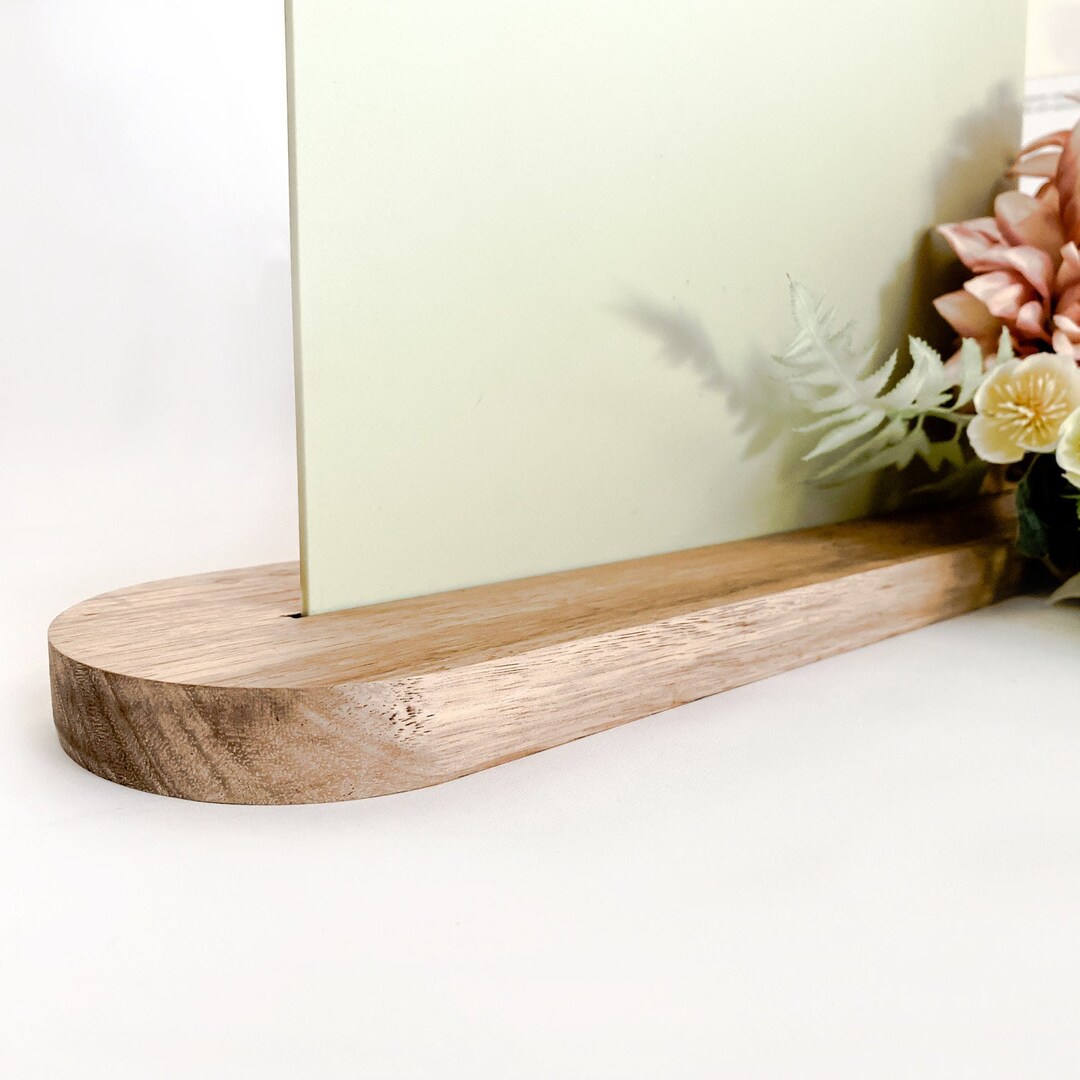 Wood Floor Sign Stand: Wedding Acrylic Sign Display - Etsy Australia