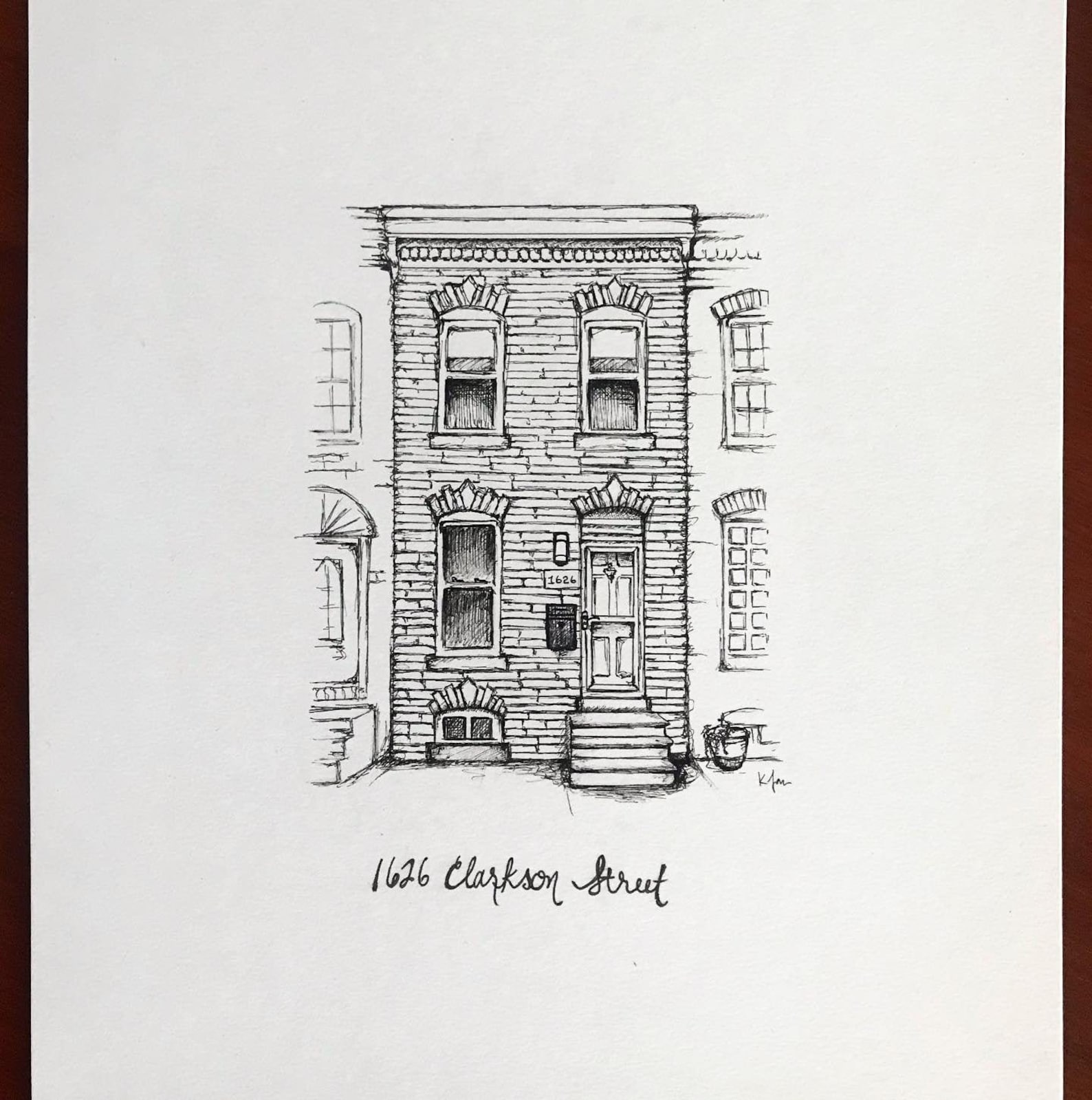 Custom House Portrait Custom Hand drawn Home Portrait From | Etsy