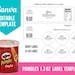 Pringles 1.3 Oz Labels Template | Canva Editable | Digital Item - Etsy
