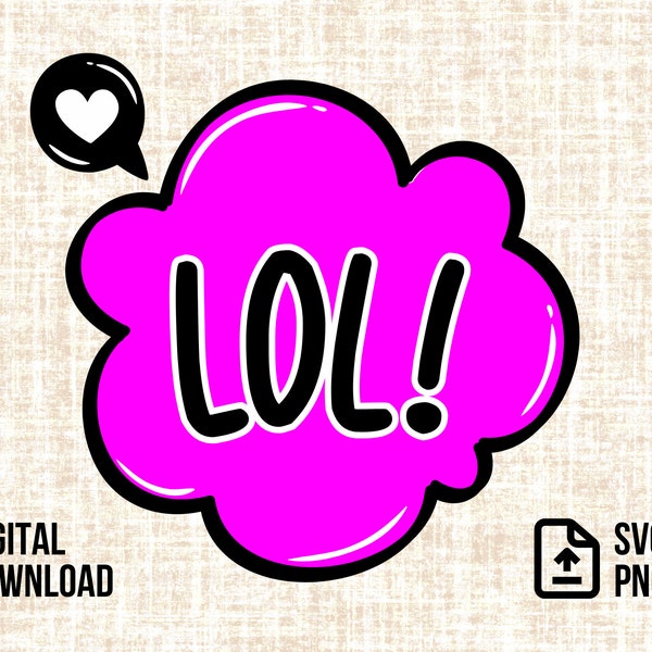 Lol Svg - Etsy