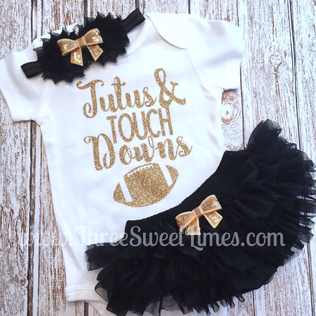 Football Baby Girl Outfit | Tutus and Touchdowns | Tutu Bloomers ...