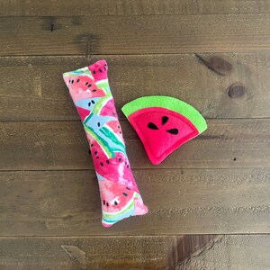 Watermelon Catnip Toys - Cat Nip Kick Stick and Watermelon Cat Toys - Etsy