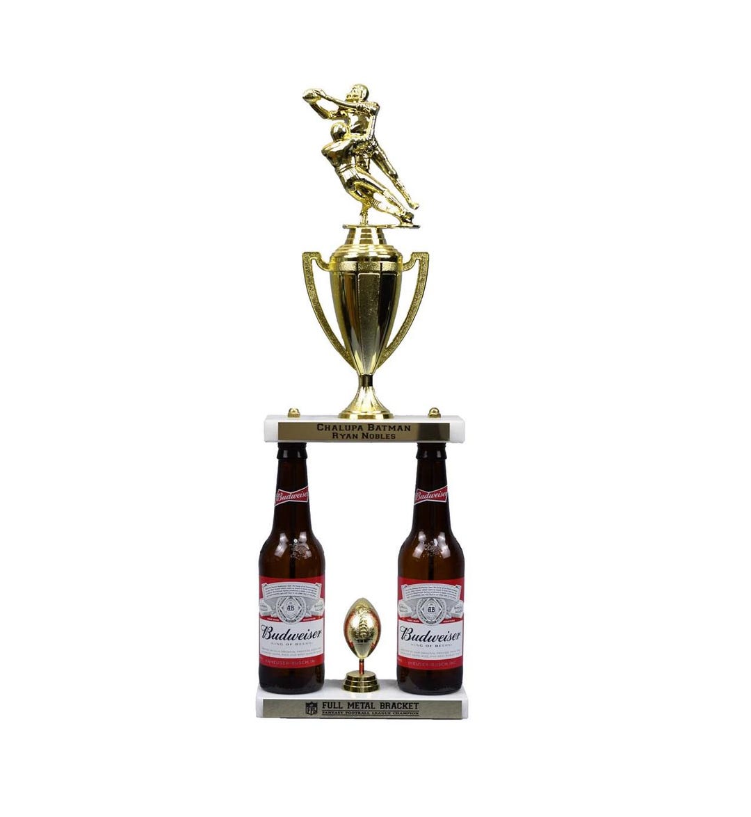 Fantasy Sports 2 Beer Bottle Trophy - Etsy