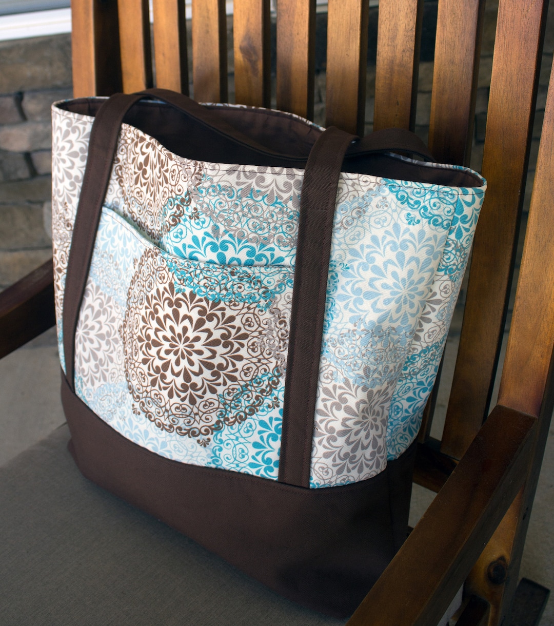 DIY Beach Tote Sewing Pattern | the Kate – Extra Large & Fully Lined ...