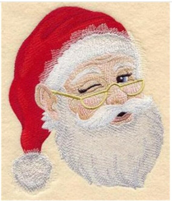 Winking Santa Claus St Nick Christmas Towel. - Etsy