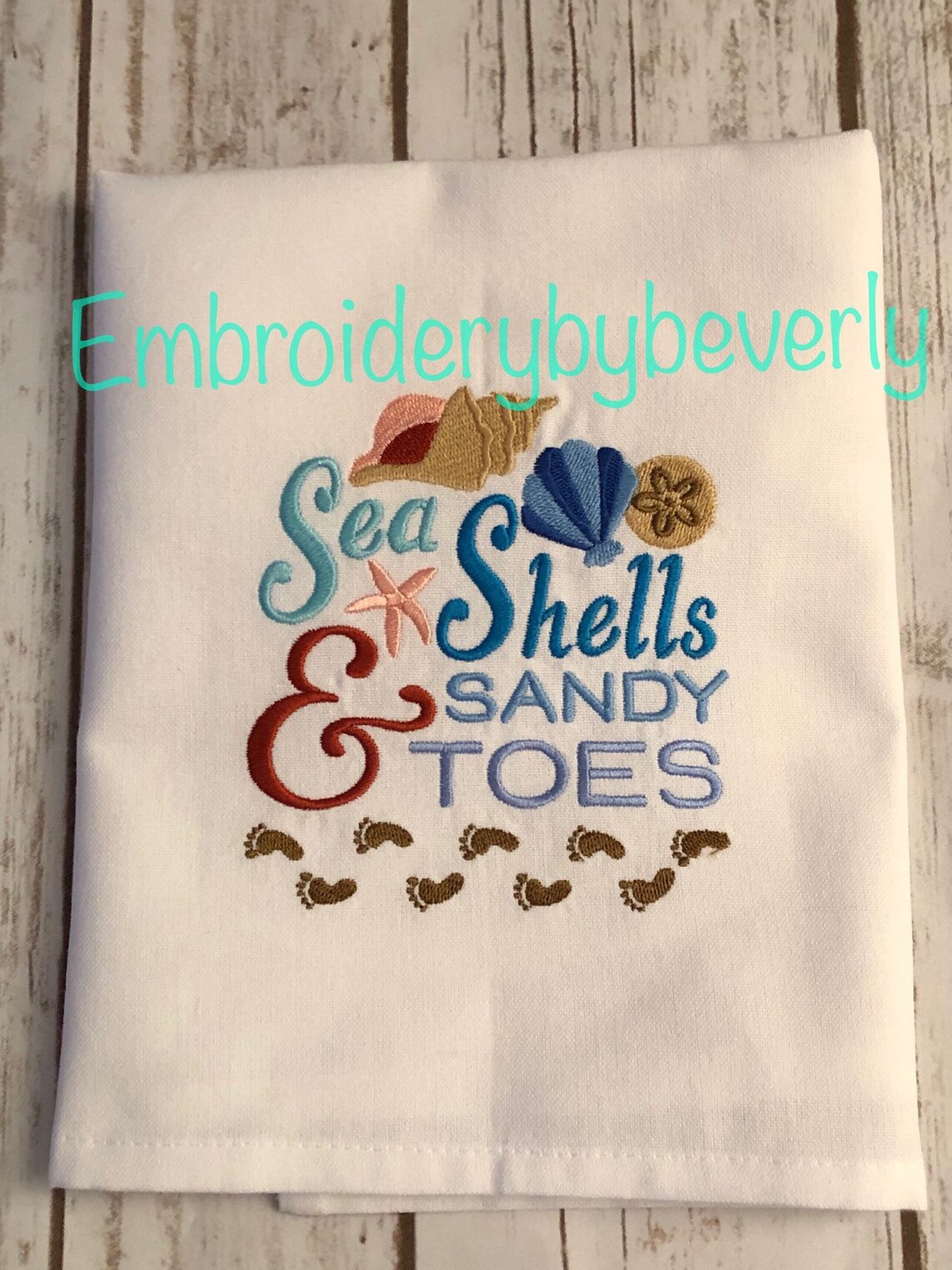 Sea Shells & Sandy Toes Foot Prints in the Sand All - Etsy