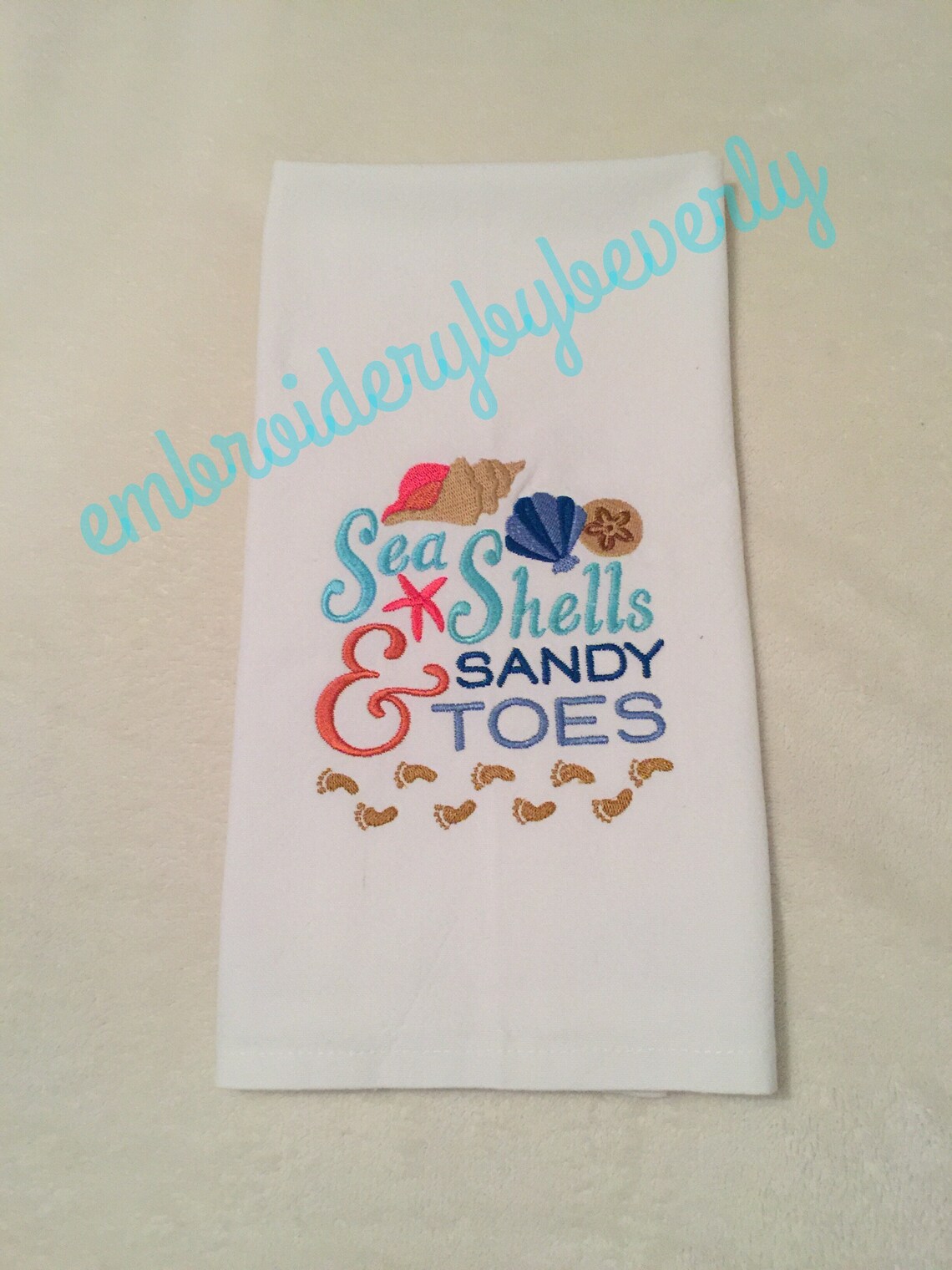 Sea Shells & Sandy Toes foot prints in the sand all | Etsy