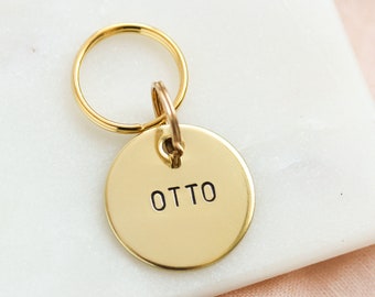 Deeply Engraved Solid Brass Dog Tag, 22x20mm Heart - Etsy