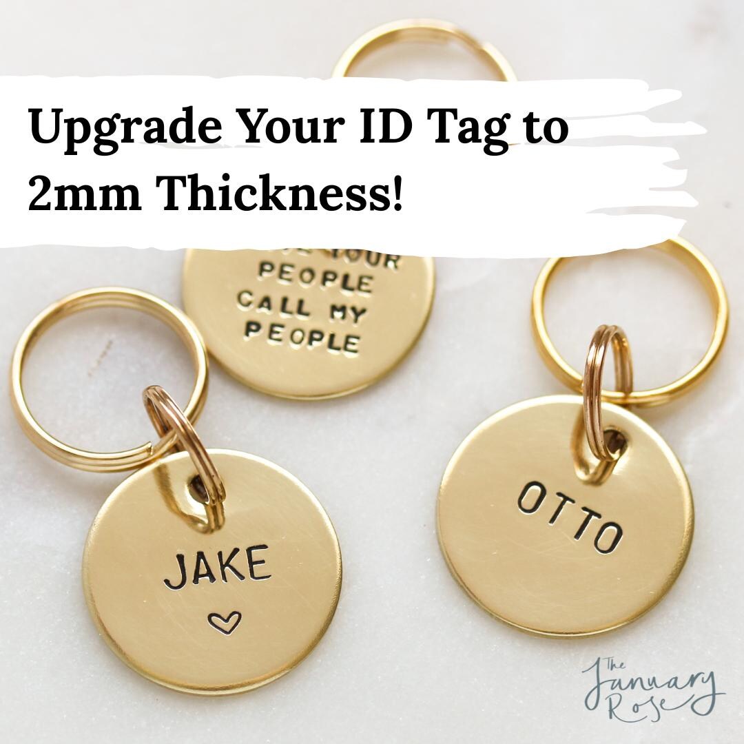 Upgrade Your ID Tag to 2mm Thickness! - Etsy