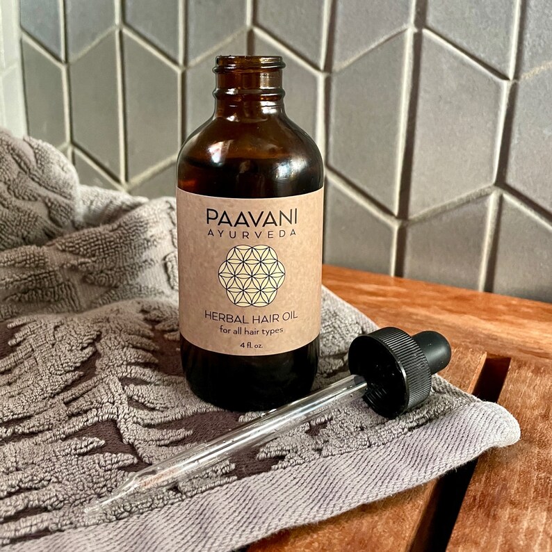 PAAVANI Ayurveda - Herbal Hair Oil - Ayurvedic Hair Care - Etsy