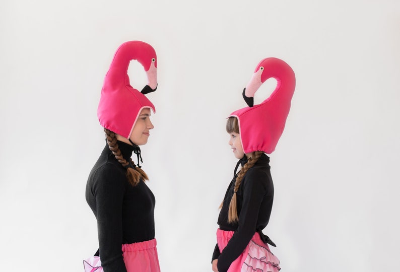 Flamingo Hat for Girls and Woman mom and Me - Etsy