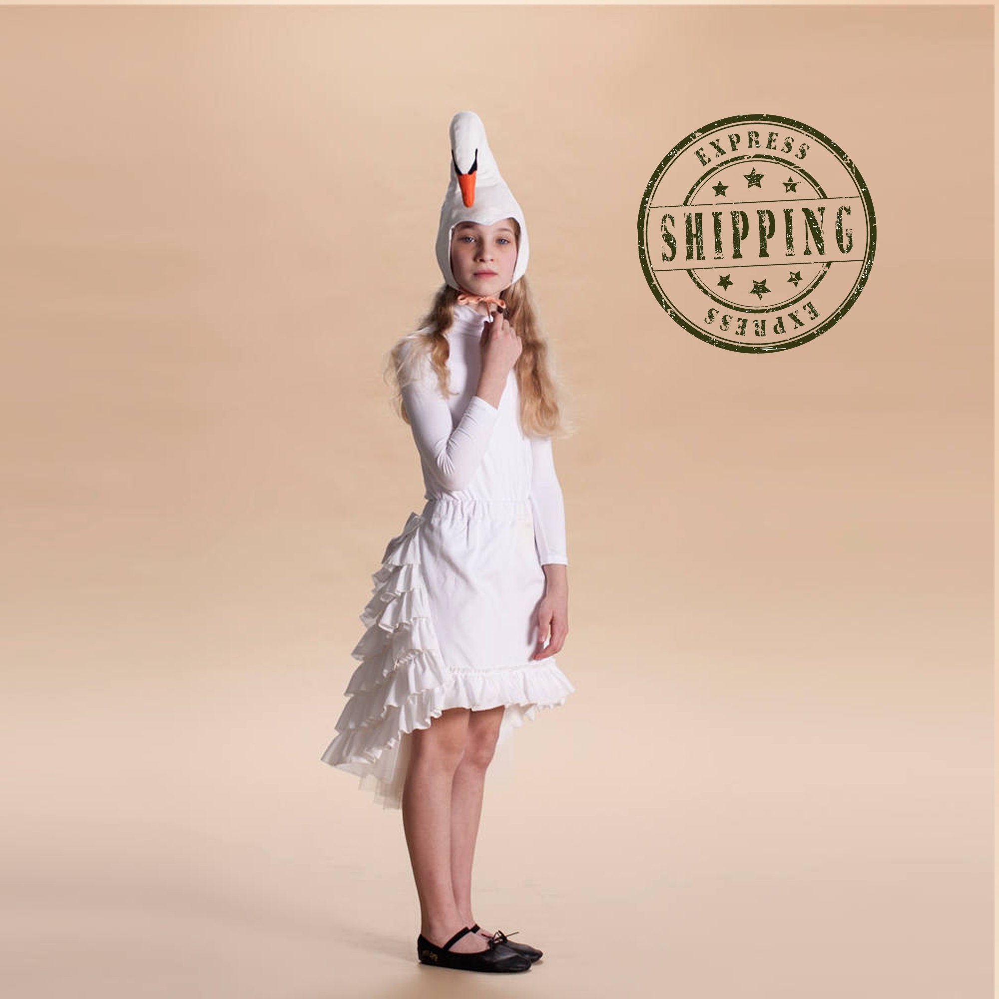 White Swan Costume For Women And Teenagers Girls Costume Etsy
