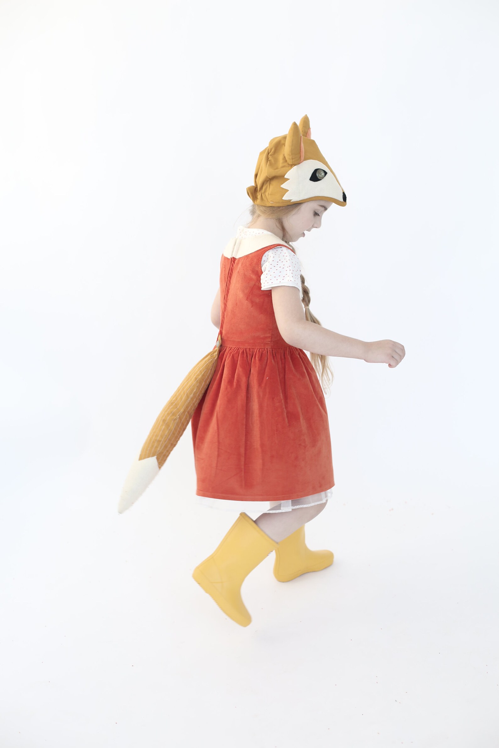 Girls Fox Costume Premium Collection Halloween Costume | Etsy