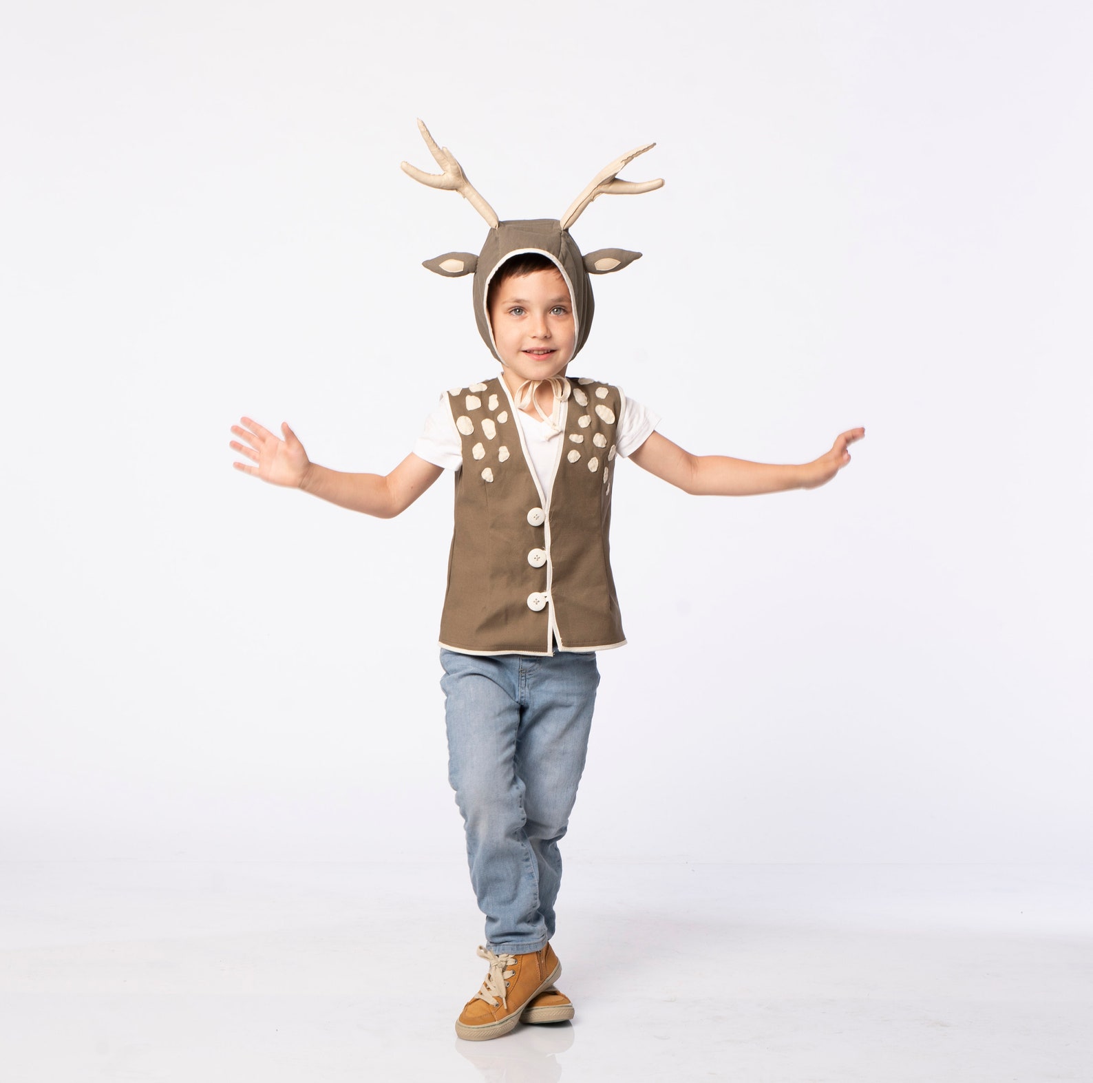 Deer Costume for Kids You&me Collection Holiday Outfit - Etsy