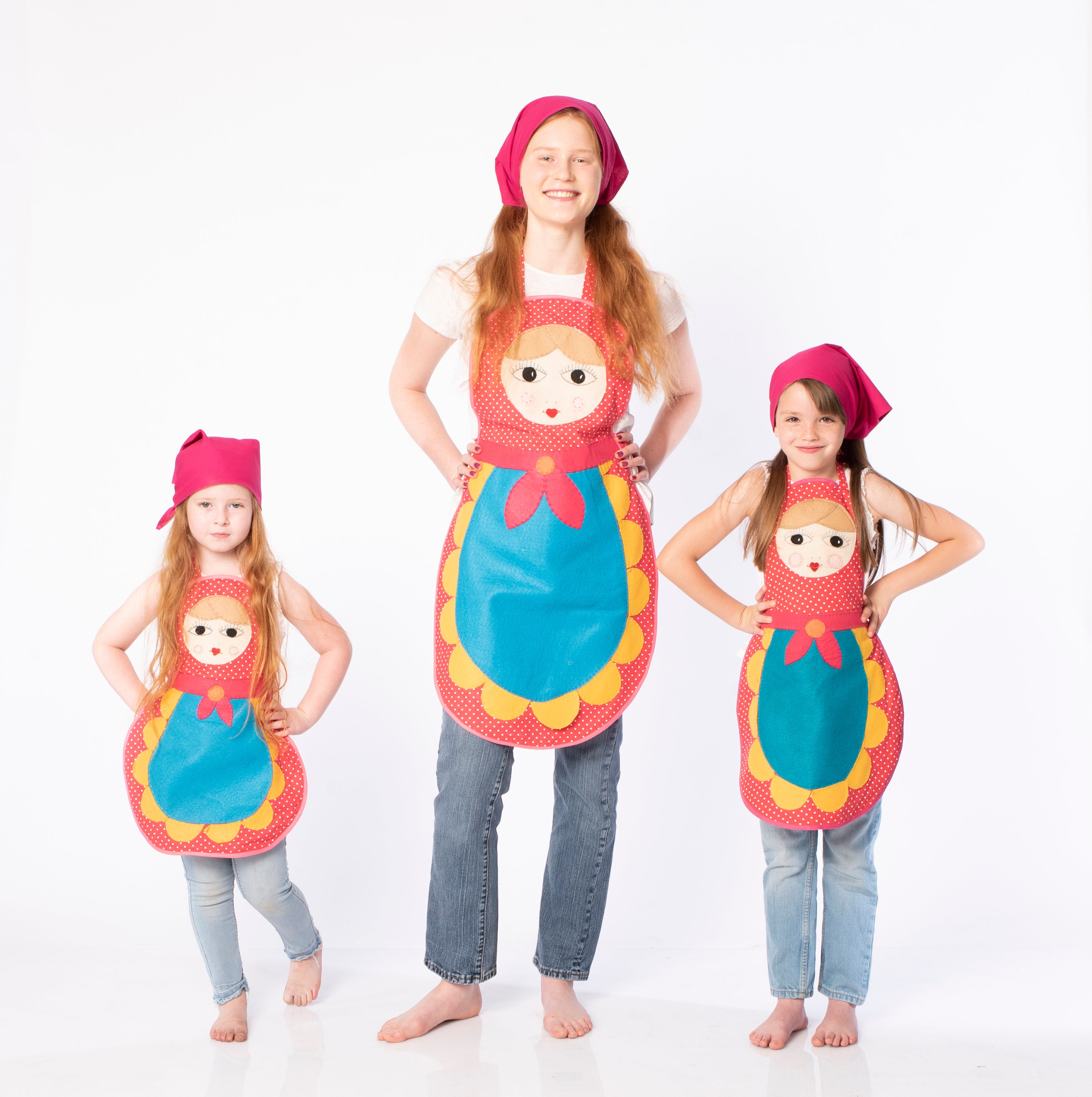 Russian nesting doll costume for girls You&Me Collection | Etsy