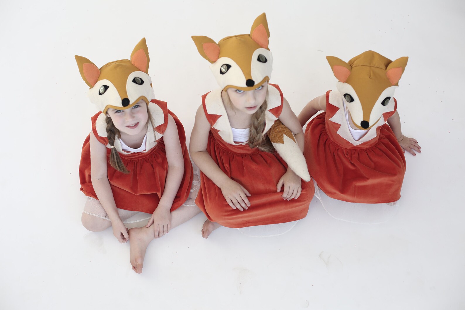 Girls Fox Costume Premium Collection Halloween Costume | Etsy