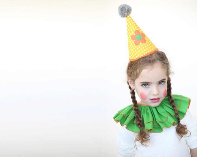 Clown Costume, Clown's Kit, , Clown Hat and Collar, Handmade Costume - Etsy