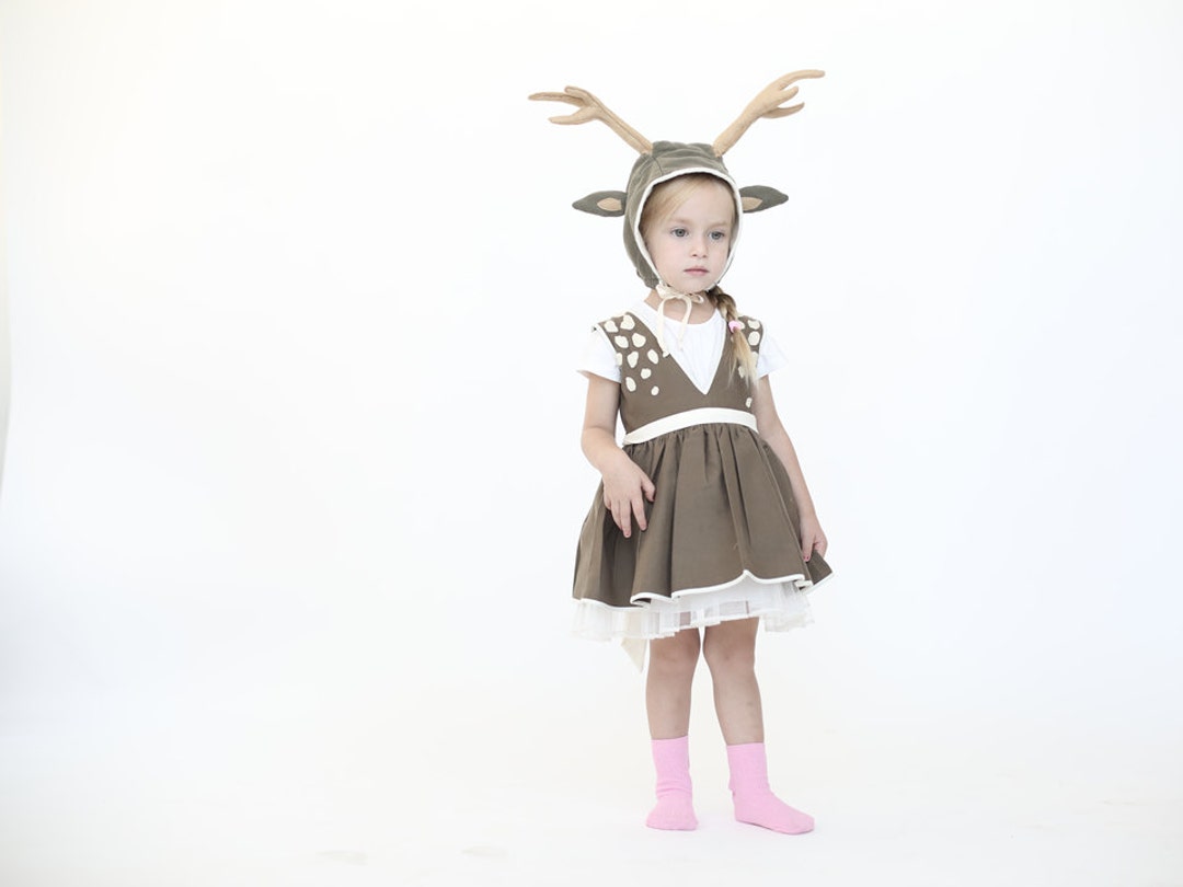 Deer Costume for Girls | Halloween Deer | Premium Collection - Etsy