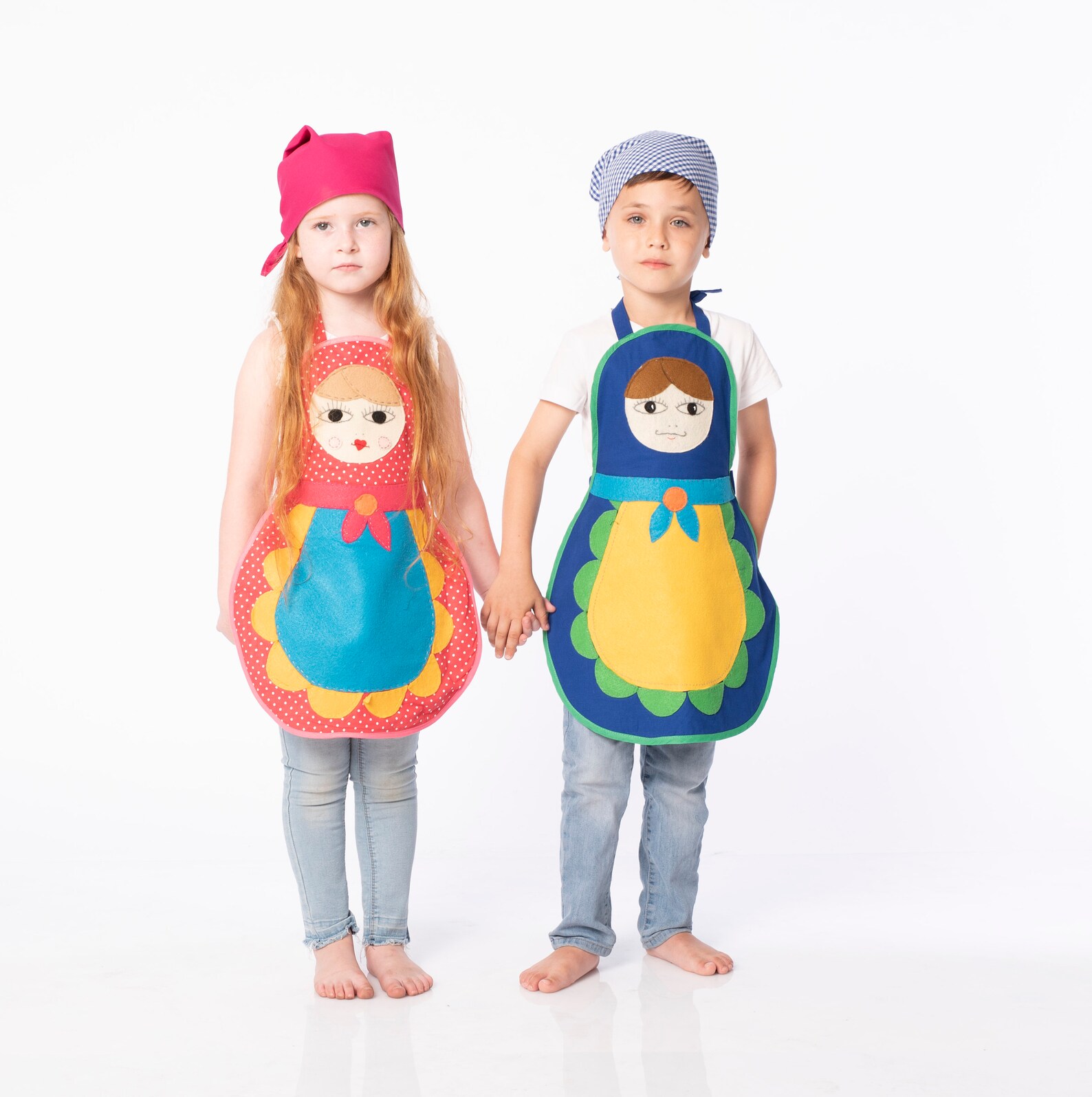 Russian nesting doll costume for girls You&Me Collection | Etsy