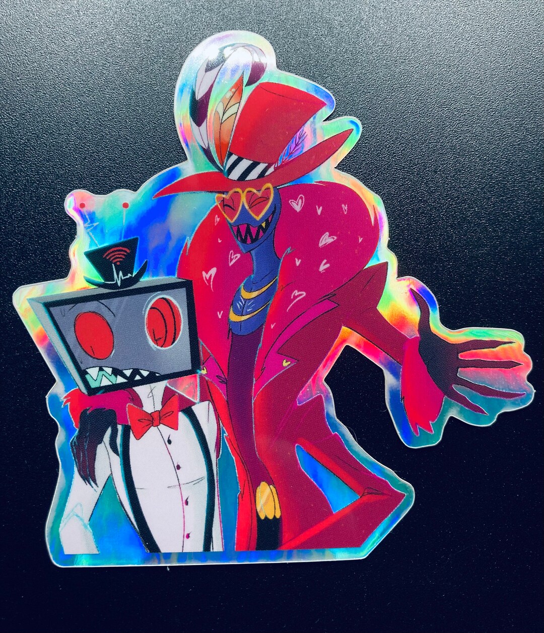 Vox X Valentino Hazbin Hotel Sticker | Decal for Laptops, Guitars ...