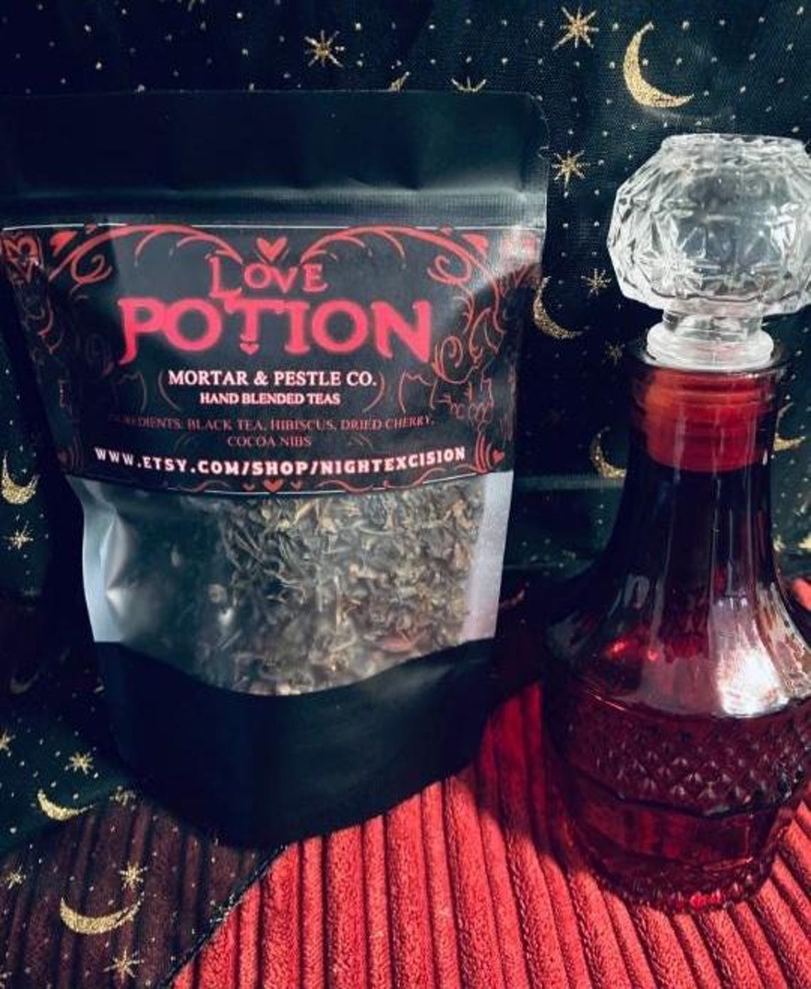 Velvette Hazbin Hotel Inspired Tea | Love Potion | Loose Leaf Tea - Etsy