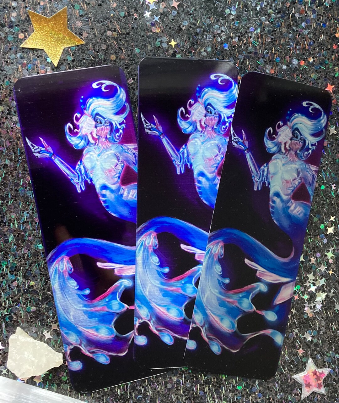 N0va Metal Bookmarks & Prints || Space Mermaid | Sci Fi | Fantasy ...